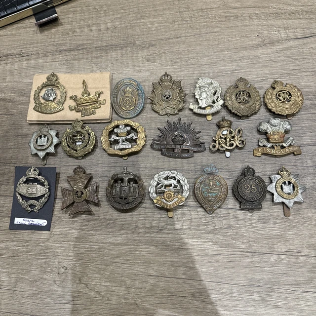 ORIGINAL MILITARY WW1 WW2 British Army Cap Badges £20.00 - PicClick UK