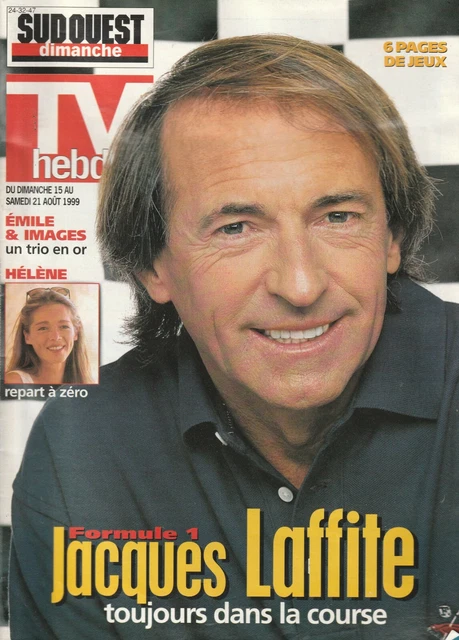 SUD OUEST TV Hebdo 15/08/1999 Jacques Laffite Hélène 21/3399 $20.82 - PicClick CA