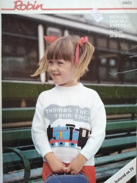 THOMAS THE TANK ENGINE (THOMAS) Picture Sweater - ROBIN Knitting ...