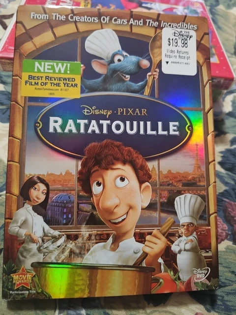 NEW SEALED RATATOUILLE Disney Movie (DVD, 2007) PIXAR W/ Slipcover $26. ...