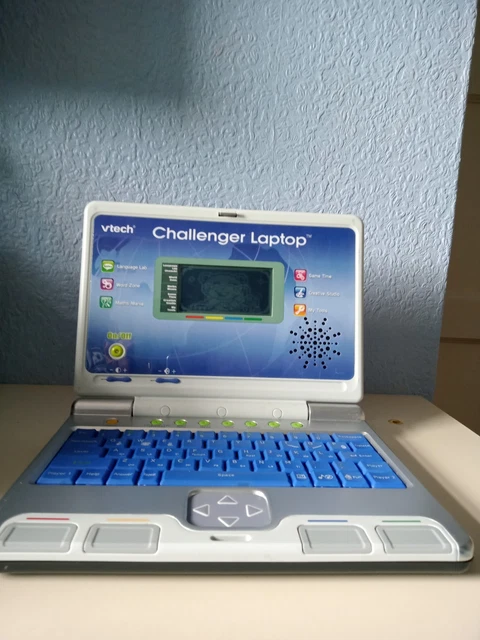 VTECH CHALLENGER LAPTOP, Blue, Kids Laptop with Vocabulary, Maths- PRE ...