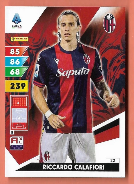 PANINI CALCIATORI ADRENALYN 2024-25 2025 CARD N.22 Riccardo Calafiori ...