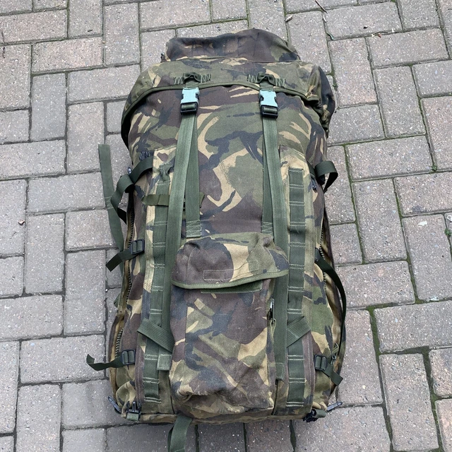 BRITISH ARMY PLCE DPM IRR BERGAN BERGEN 100L RUCKSACK Long back, £35.00 ...