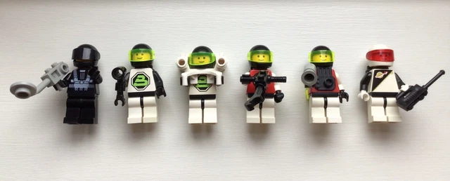 LEGO SPACE MINIFIGURES Pack 6704 Blacktron M:Tron Space Police with ...