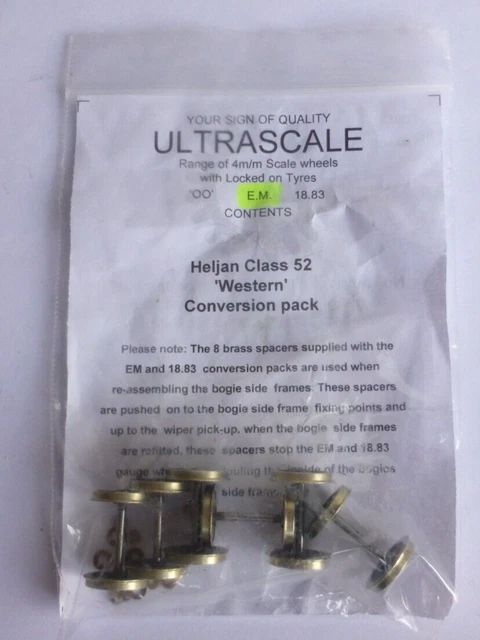 ULTRASCALE CLASS 52 EM Gauge Conversion Pack for Heljan Class 52. £41. ...
