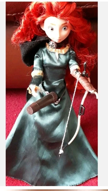 DISNEY STORE PIXAR Classic Doll Princess Merida Barbie Doll Fashion ...
