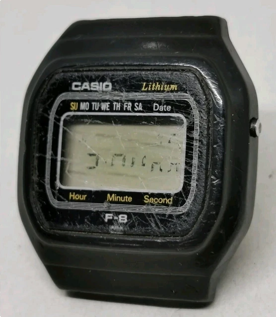 VTG 1978 CASIO F-8 LCD Digital Watch Made In Japan Calibre 58 Spares Or ...