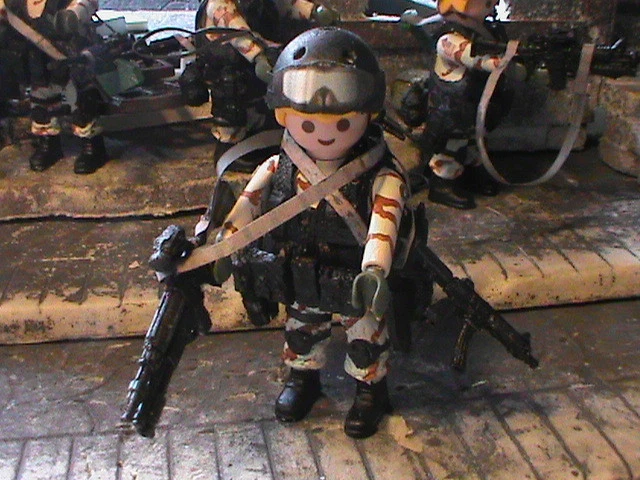 PLAYMOBIL CUSTOM US Delta Force (Mogadiscio) (Somalie-1993) Ref-0256 ...