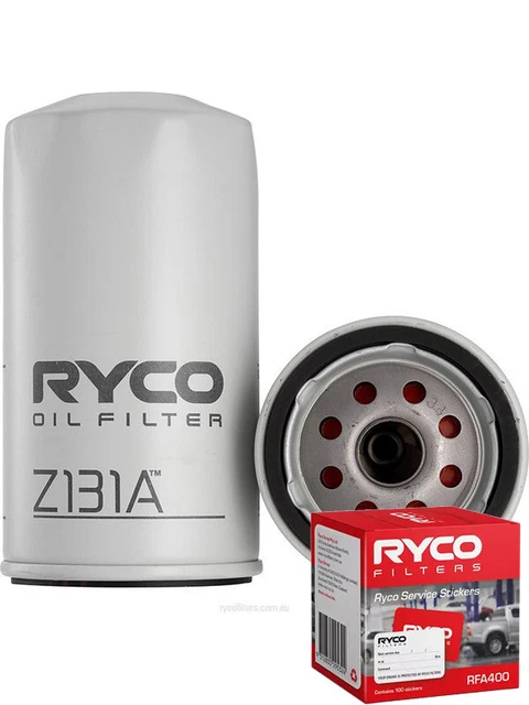 RYCO OIL FILTER Z131A + Service Stickers fits Saab 9000 2.0 16V Turbo ...