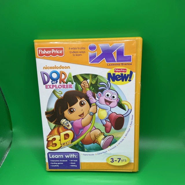 FISHER PRICE IXL Learning System Dora The Explorer gioco solo disco e ...