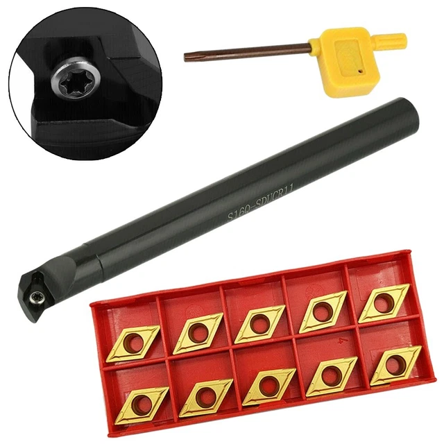 PORTE-OUTIL DE TOURNAGE interne S16QSDUCR11 pour applications d'usinage généra EUR 39,30 ...
