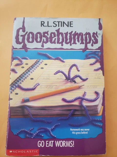 GOOSEBUMPS #21 GO Eat Worms! R. L. Stine Paperback Book 1994 $10.00 ...