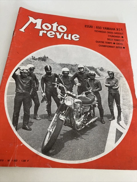 RIVISTA MOTO RIVISTA N° 1983 1970 Yamaha 650 XS1 Cross Domart Bacou 2T ...