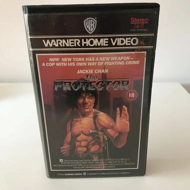 THE PROTECTOR JACKIE Chan VHS Video Ex Rental Big Box clam shell - T26 ...