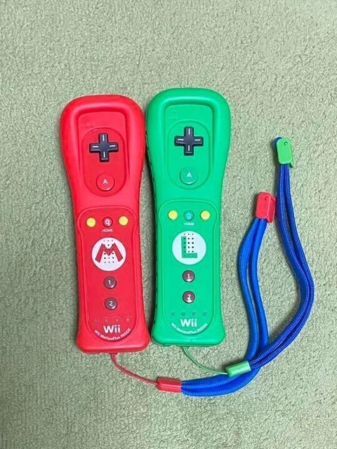 NINTENDO WII OFFICIAL Remote controller Mario ＆ Luigi Motion Plus Wii ...