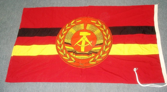 ORIGINAL GROSSE DIENSTFLAGGE DDR NVA Volksmarine Kampfschiffe -& Boote ...