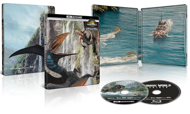 JURASSIC WORLD REBIRTH (7 - 2025) Scarlett Johansson NEW 4K BLU-RAY STEELBOOK sp $74.95 ...
