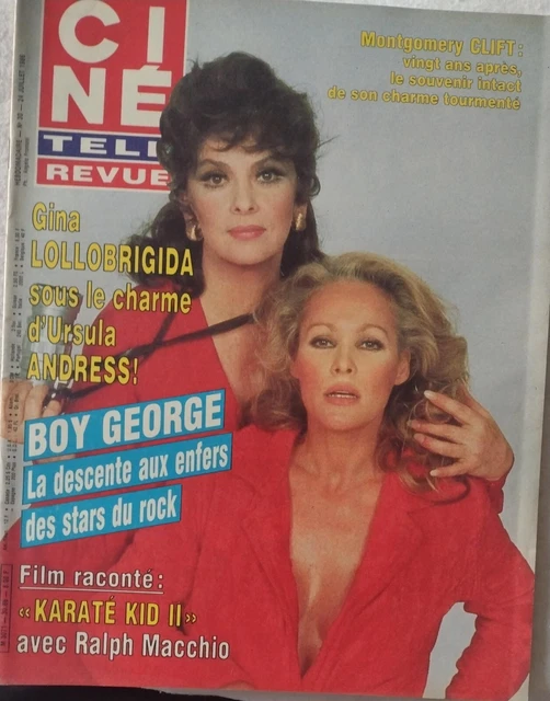 CINE REVUE/GINA LOLLOBRIGIDA-URSULA Andress- Boy George -Montgomery Clift /07 86 EUR 8,00 ...