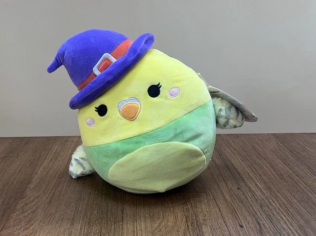8” NELLIE YELLOW Parakeet Bird Squishmallow Witch New Plush $16.43 ...