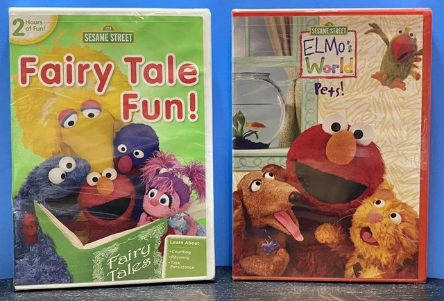 SESAME STREET FAIRY TALE FUN and ELMO’s WORLD PETS! DVDs Lot Of 2 **NEW ...