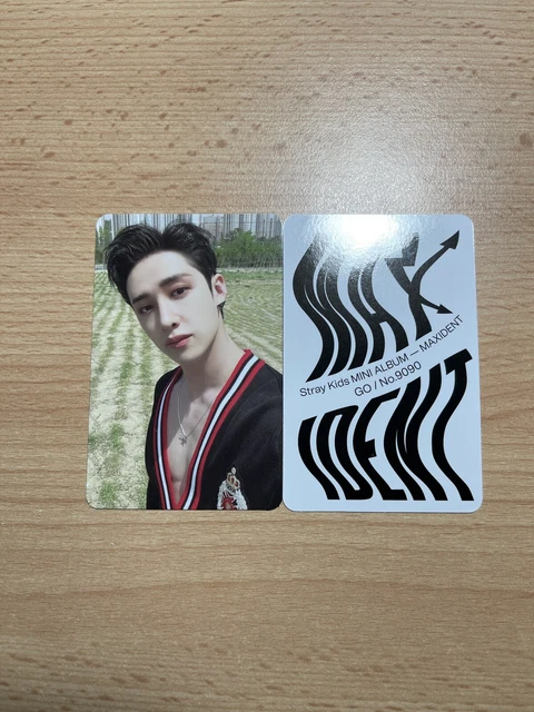 BANG CHAN STRAY Kids Maxident Go Version Album Photocard £9.28 ...