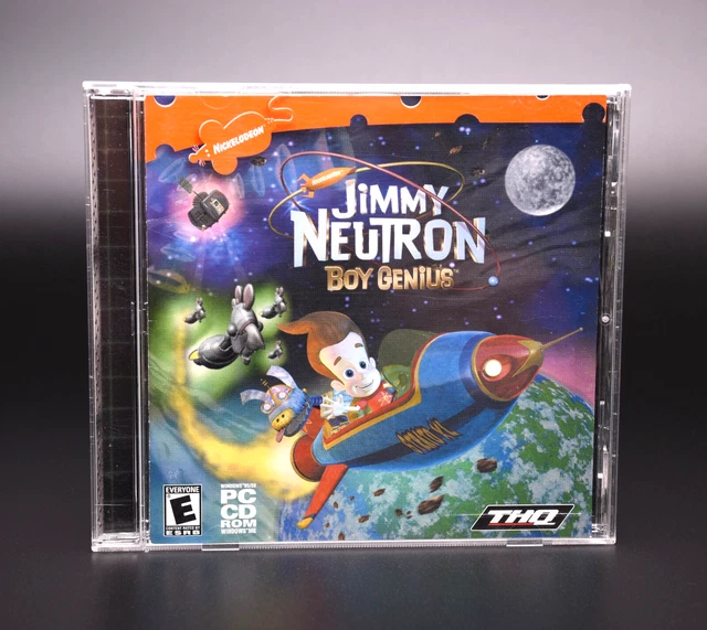 JIMMY NEUTRON: BOY Genius PC (CD-ROM, 2001) THQ Nickelodeon Tested $16. ...