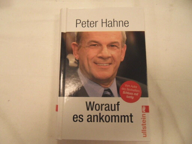 PETER HAHNE BUCH "Worauf es ankommt" - signiert EUR 26,00 - PicClick DE