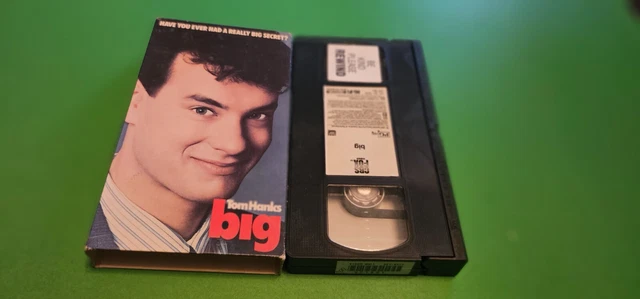 BIG (VHS, 1992, CBS Fox Video) Tom Hanks, Elizabeth Perkins, Robert ...