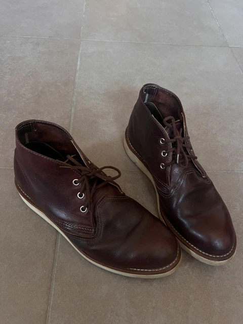 RED WING BOOTS 3141 Mens 8.5 Brown Leather Classic £134.29 - PicClick UK