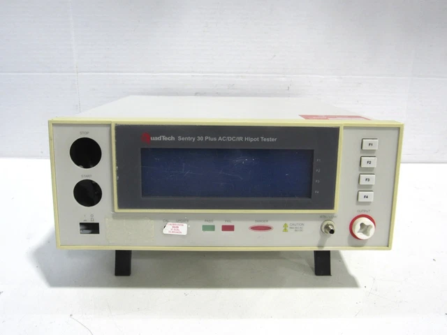QUADTECH SENTRY 30 Plus AC/DC/IR Hipot Insulation Resistance Tester ...