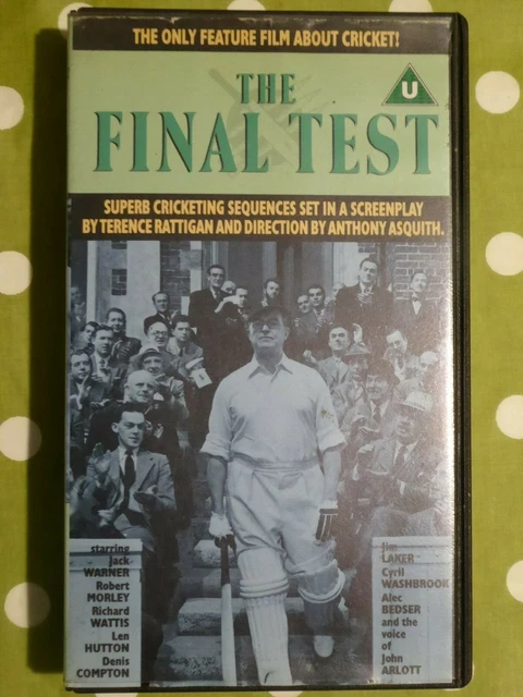 THE FINAL TEST VHS Video Good Condition The only feature film about ...