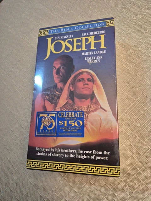 JOSEPH VHS 2 Tape Box Set Ben Kingsley The Bible Collection New Factory ...
