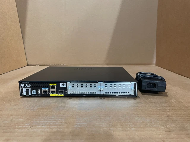 CISCO ISR4221-SEC/K9 GIGABIT 2-Port Integrated Services Router w/ PSU ...