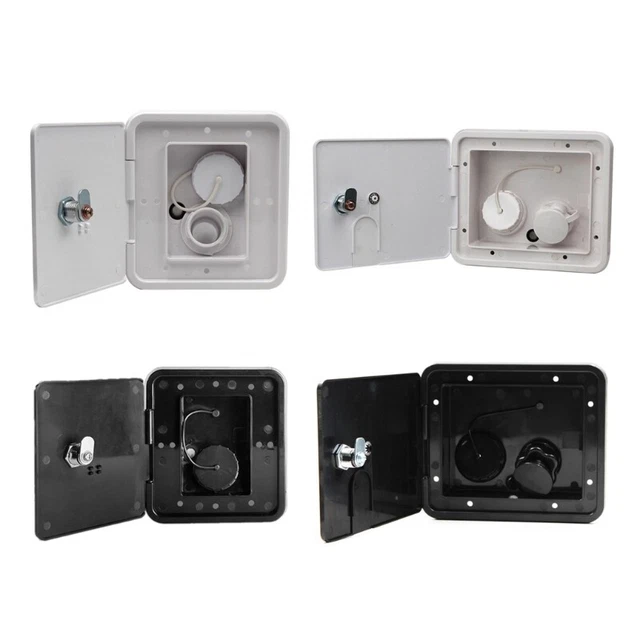 RV GRAVITY-WATER INLET-SQUARE Fill Dish for Hatch for Tank Filling-Port ...