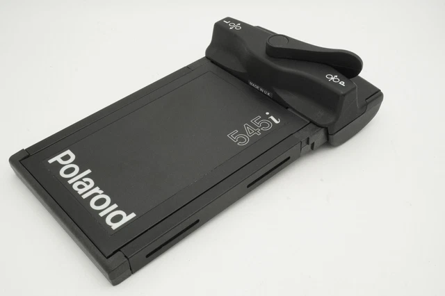 [MINT] POLAROID 545I SINGLE SHEET BACK 4X5 GRAFLOK FOR SINAR, CAMBO ...