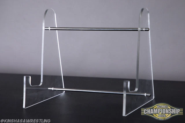 BELT STAND DISPLAY WWE Wrestling CHAMPIONSHIP REPLICA BOXING TITLE AEW ...