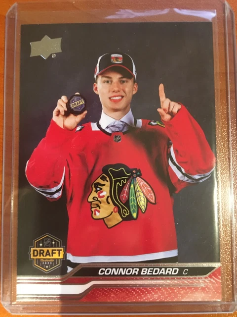2023-24 UPPER DECK Series One Connor Bedard #1 Draft Pick Rookie SP-1 ...