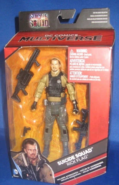 DC COMICS MULTIVERSE Suicide Squad Rick Flag Collector Figure, New £16. ...