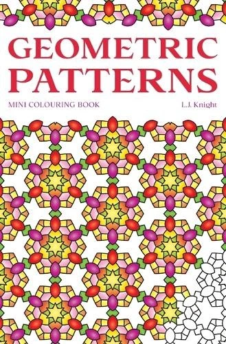 L J KNIGHT Geometric Patterns Mini Colouring Book (Poche) EUR 10,91 ...