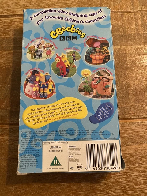 CBEEBIES THE BEST Of Pre-school Television VHS Video Card Case BBC ...