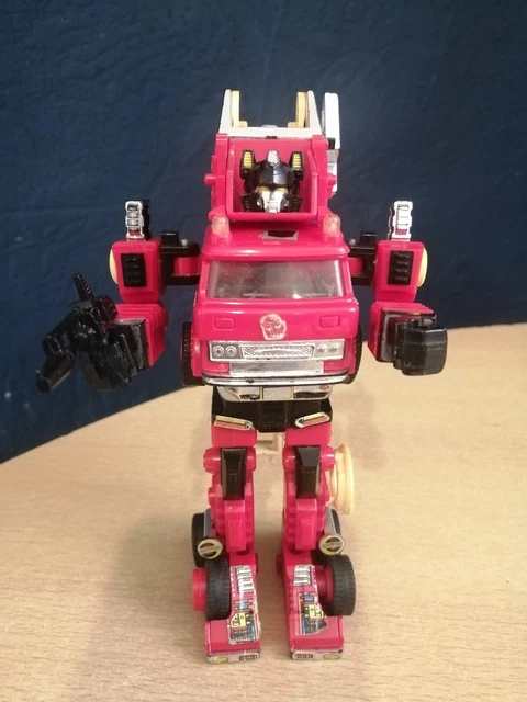 TRANSFORMERS G1 1982 Inferno Fire Truck Good Played With Con With ...