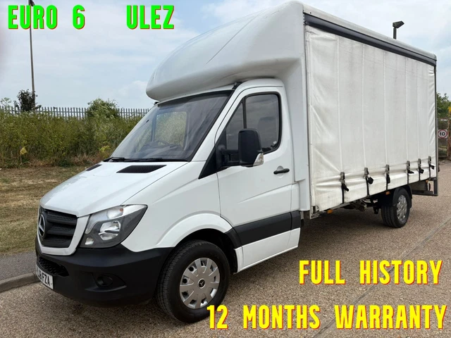 MERCEDES SPRINTER 314 Curtain Side Lwb Euro 6 Ulez Compliant Tail Lift ...