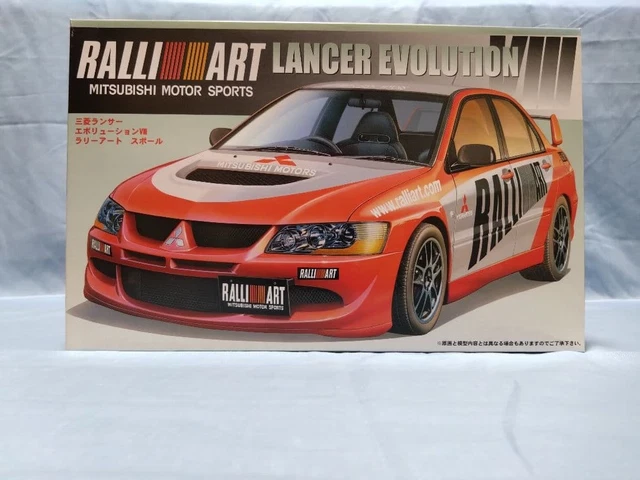 FUJIMI 124 MITSUBISHI Lancer Evolution VIII Ralliart Plastik ...