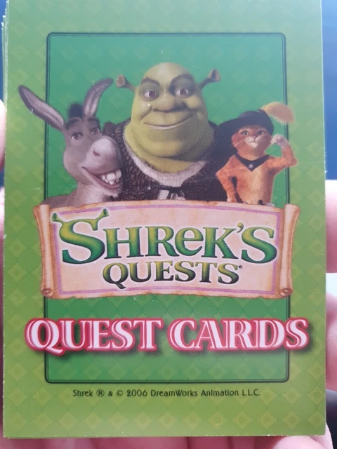 SHREK'S QUESTS / Quest Cards X80 Loose Game Cards £9.99 - PicClick UK