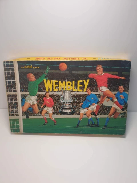 VINTAGE WEMBLEY FOOTBALL Board Game FA Cup Ariel Games 1960s £26.33 ...