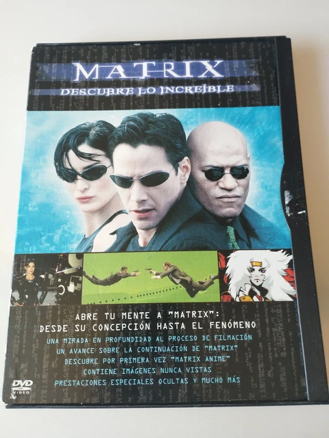 MATRIX DESCUBRE LO Increible Keanu Reeves Wachowski Brothers DVD ...