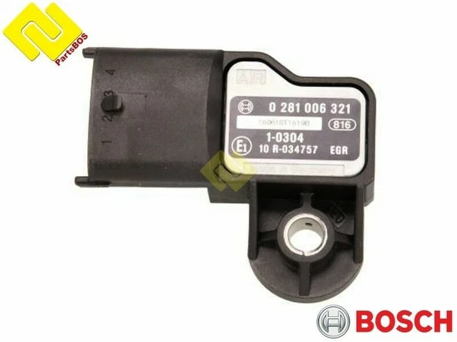 BOSCH 0281006321 INTAKE MANIFOLD PRESSURE SENSOR MAP ,for MAN ...