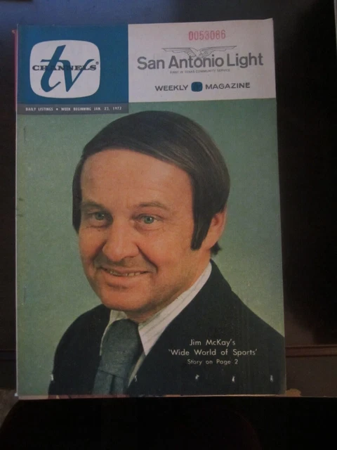 TV GUIDE CHANNELS Regional Magazine January 1972 Jim McKay Wide World ...
