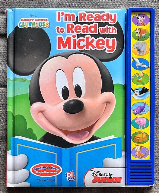 LOT 3 WALT Disney Mickey Mouse Book I'm Ready to Read+SND+Vintage ...