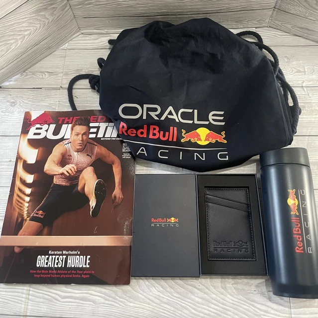 RED BULL F1 Racing Diagonal Leather Card Holder Wallet Bag Cup Sports ...